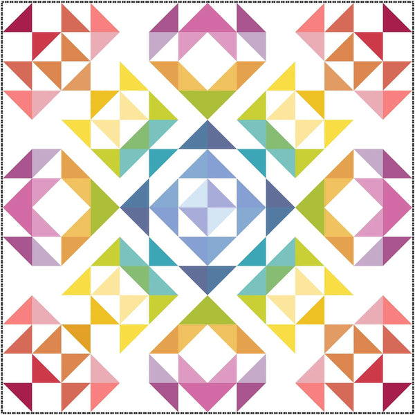 Iridescent Star Pattern {Paper} – American Quilting