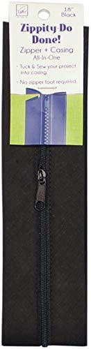 Zippity Do Done Zipper - 18" Black – American Quilting